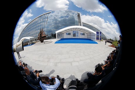 Picture Taken Fisheye Lens Shows Stage Editorial Stock Photo - Stock ...