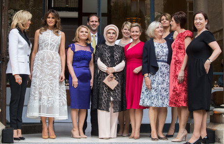 Lr French First Lady Brigitte Macron Editorial Stock Photo - Stock ...