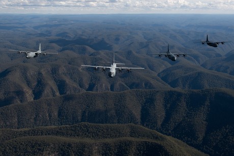 Royal Australian Air Force C130j Hercules Editorial Stock Photo - Stock ...