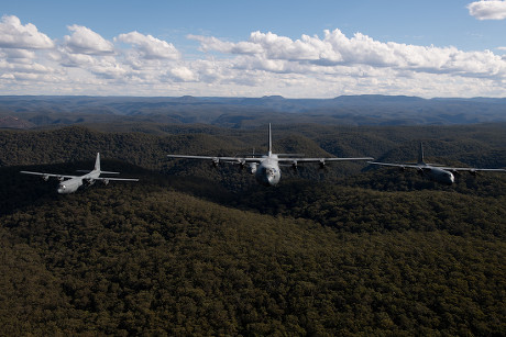 Royal Australian Air Force C130j Hercules Editorial Stock Photo - Stock ...