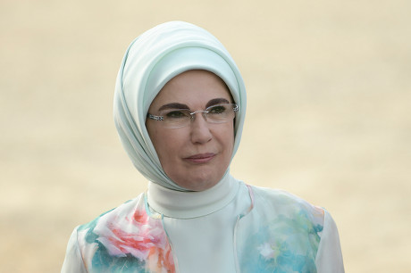 Turkish First Lady Emine Erdogan Pictured Editorial Stock Photo - Stock ...