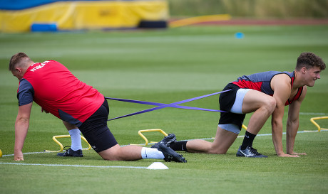 Scarlets Players During Training Session Ahead Editorial Stock Photo ...