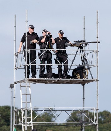 Armed Police Guard Area Where Air Editorial Stock Photo - Stock Image ...