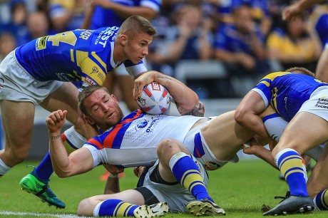 Tyler Randell Wakefield Trinity Tackled Editorial Stock Photo - Stock ...