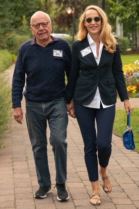Rupert Murdoch Jerry Hall Murdoch Editorial Stock Photo - Stock Image ...
