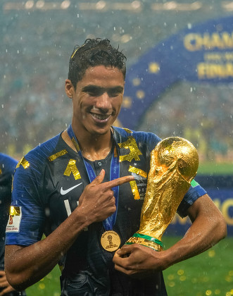 Raphael Varane France Gold Luzhniki Stadium Editorial Stock Photo ...