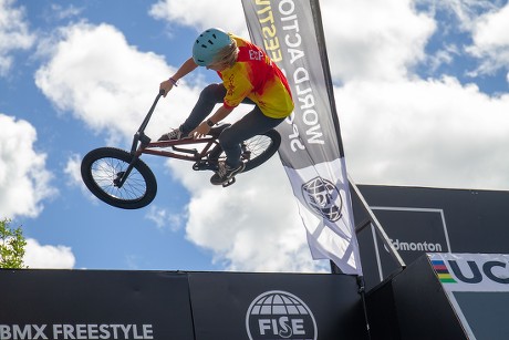Uci Bmx Competition Freestyle Spains Teresa Editorial Stock Photo ...