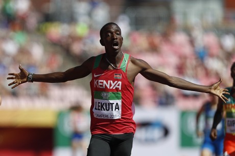 Solomon Lekuta Kenya Competes Mens 800 Editorial Stock Photo - Stock ...
