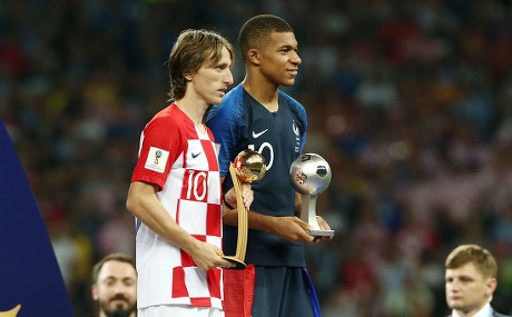 Luka Modric Kylian Mbappe Editorial Stock Photo - Stock Image ...