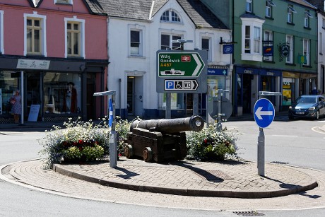 Canon On Roundabout Fishguard Square Editorial Stock Photo - Stock ...