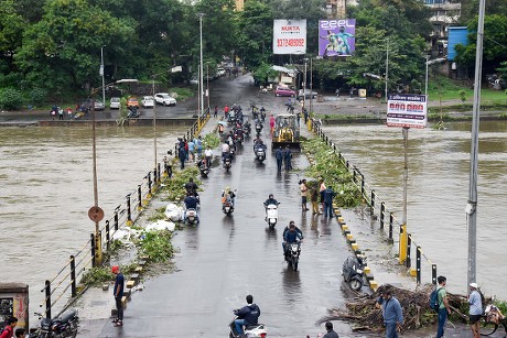 Bhide Bridge Reopened Today Closed Commuters Editorial Stock Photo ...