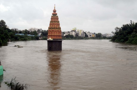 Pundalik Temple Vitthalwadi Gone Under Water Editorial Stock Photo ...