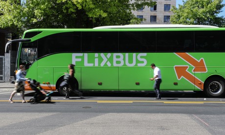 Flixbus Stops Pick Passengers Teh Bus Editorial Stock Photo - Stock ...