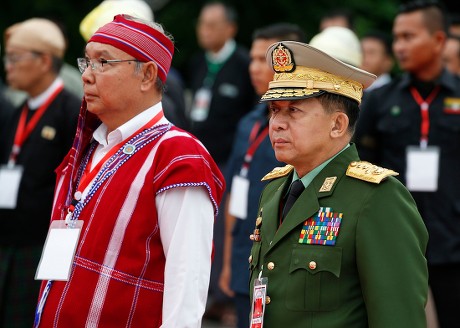 Myanmar Military Commanderinchief Senior General Min Editorial Stock ...