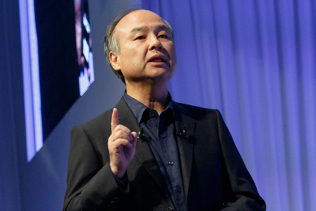 Softbank Chairman Ceo Masayoshi Son Speaks Editorial Stock Photo ...