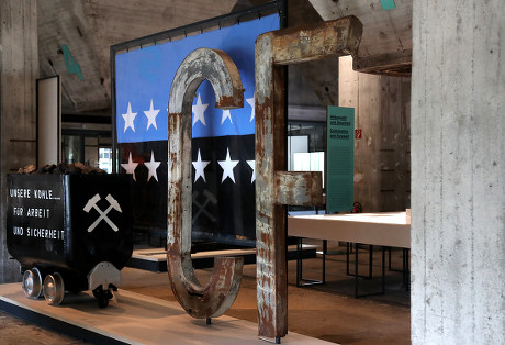 Mine Car Coal On Display Exhibition Editorial Stock Photo - Stock Image ...