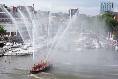 Pyronaut Fire Boat Gives Display People Editorial Stock Photo - Stock ...