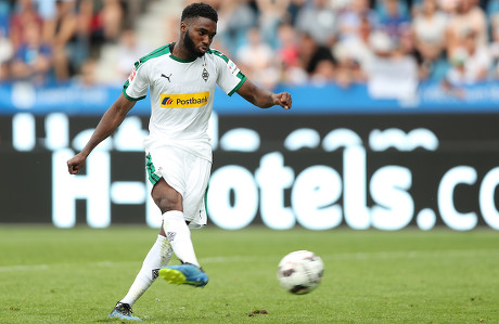 Moenchengladbachs Mandela Egbo Action During Friendly Editorial Stock ...