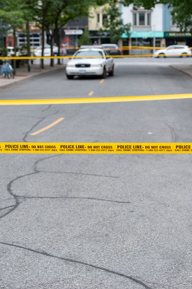 Toronto Police Block Intersection Editorial Stock Photo - Stock Image ...