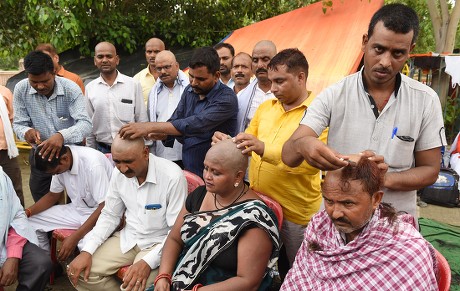 Shiksha Mitra Getting Their Head Tonsured Editorial Stock Photo - Stock ...