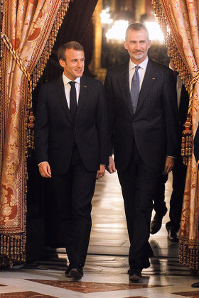 King Felipe Vi Spain Emmanuel Macron Editorial Stock Photo - Stock ...
