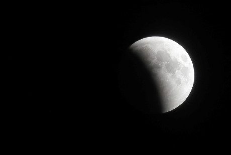 Full Moon Earth Shadow Rises During Editorial Stock Photo - Stock Image ...