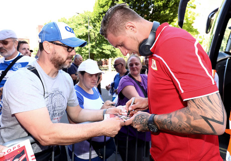 Sebastian Polter Union Berlin Signs Autographs Editorial Stock Photo ...