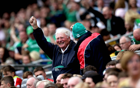 Cork Vs Limerick Limerick Fan Celebrates Editorial Stock Photo - Stock ...
