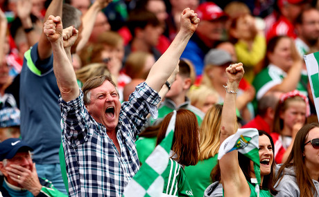 Cork Vs Limerick Limerick Fans Celebrate Editorial Stock Photo - Stock ...
