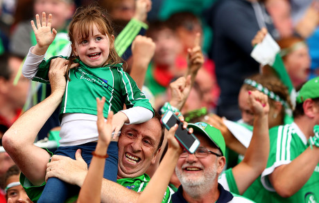 Cork Vs Limerick Young Limerick Fan Editorial Stock Photo - Stock Image ...