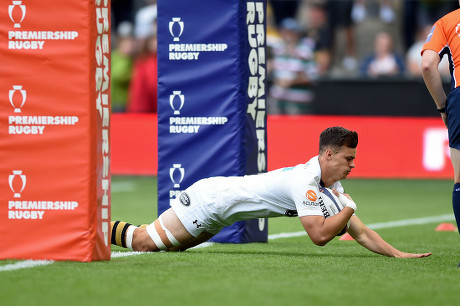 Cameron Anderson Wasps Scores Try Editorial Stock Photo - Stock Image ...