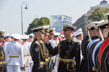 Russian Navy Personnel Wait Ahead Main Editorial Stock Photo - Stock ...