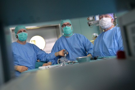 Anesthesia Monitor During Groin Surgery Hospital Editorial Stock Photo ...
