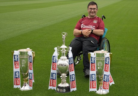 Fan Poses Trophies During Efl 201819 Editorial Stock Photo - Stock ...