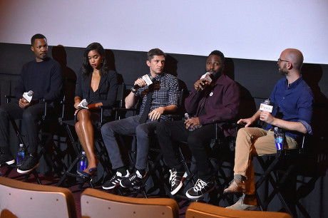 Corey Hawkins Laura Harrier Topher Grace Editorial Stock Photo - Stock ...
