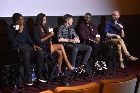 Corey Hawkins Laura Harrier Topher Grace Editorial Stock Photo - Stock ...