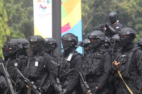 Indonesian Special Forces Troops Ride On Editorial Stock Photo - Stock ...
