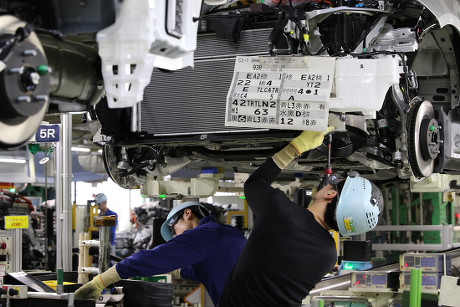 Workers Japanese Automobile Giant Toyota Motor Editorial Stock Photo ...