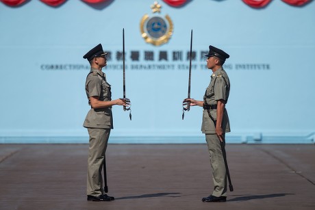 Hong Kong Correctional Services Department passing out parade, China ...