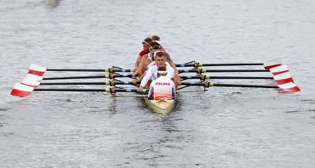 Rowers Poland Compete Mens Eight Qualifying Editorial Stock Photo ...