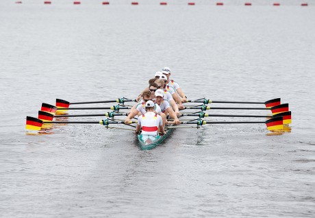 Rowers Germany Mens Eight Qualifying Round Editorial Stock Photo ...