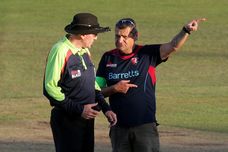 Umpire Rob Bailey Speaks Ground Staff Editorial Stock Photo - Stock ...