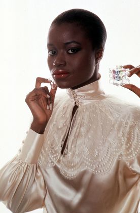 Model Released Black Woman Applying Perfume Editorial Stock Photo ...