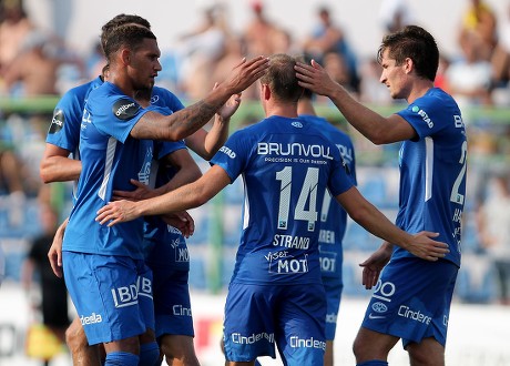 KF Laci FK vs Molde FC, Lac, Albania - 02 Aug 2018 Stock Pictures ...
