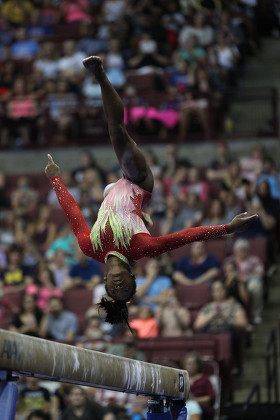 Gymnast Sloane Blakely Competes During Gk Editorial Stock Photo - Stock ...