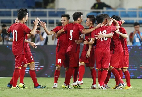 Players Vietnam Celebrate Goal During Match Editorial Stock Photo - Stock Image | Shutterstock
