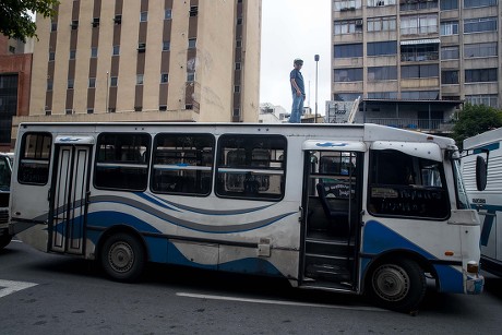 Public Transportation Drivers Demonstrate Caracas Venezuela Editorial ...