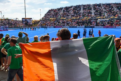 Ireland Fan Flag During Vitality Hockey Editorial Stock Photo - Stock ...