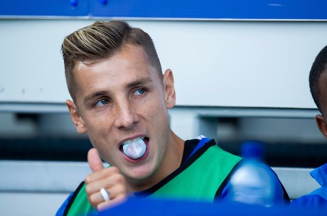 Evertons Lucas Digne Reacts Before Friendly Editorial Stock Photo - Stock Image | Shutterstock