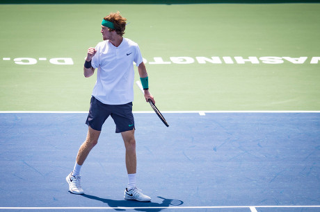 Andrey Rublev Russia Looks Back His Editorial Stock Photo - Stock Image ...